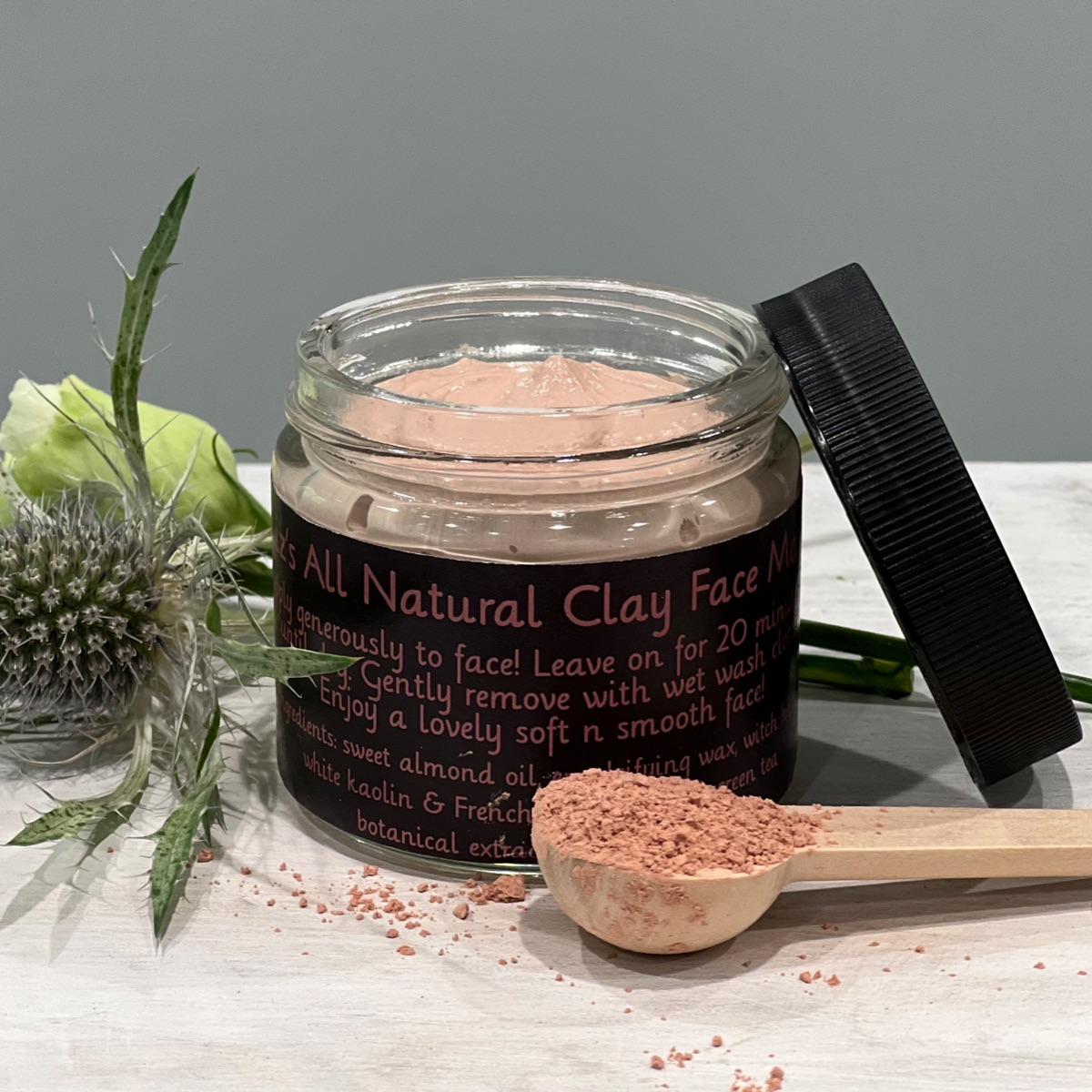 All Natural Clay Face Mask - Liz's Handmade Soap